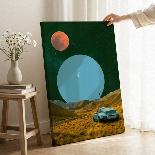 Offroad – [Limited Edition] Porsche Vintage Car in Space Gallery Canvas ...