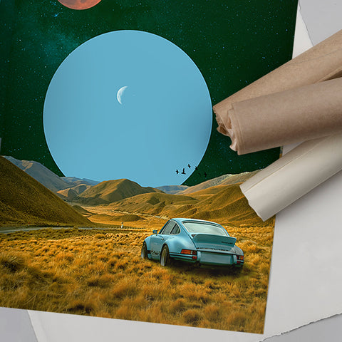 Offroad – [Limited Edition] Porsche Vintage Car in Space Gallery Wall ...