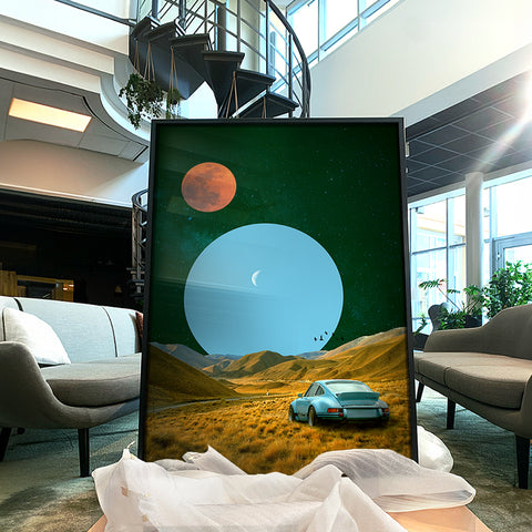 Offroad – [Limited Edition] Porsche Vintage Car in Space Gallery Wall ...
