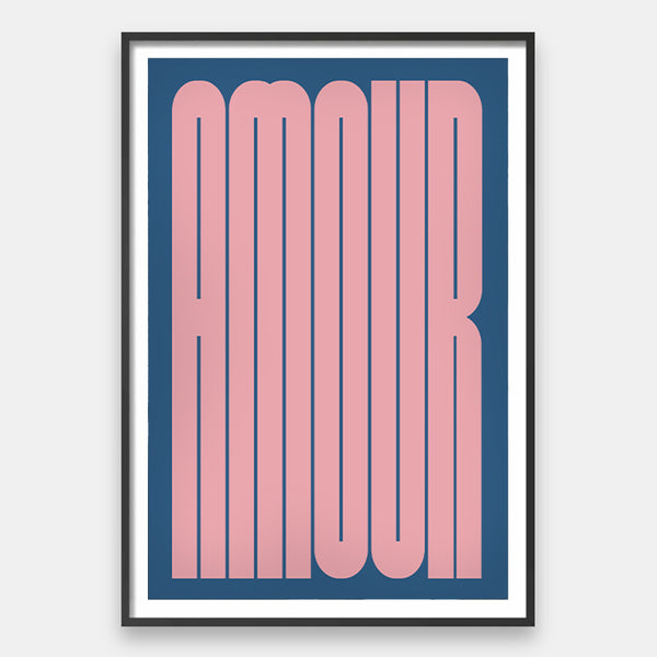 Amour [Best Seller] – Love Valentines Minimalistic Gallery Wall Art by ...