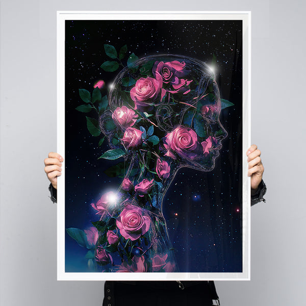 Bloom From Within [Exclusive] – Romantic Motivational Gallery Wall Art ...