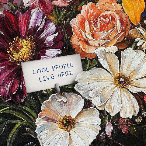 Cool People Live Here [Best Seller] – Motivational Gallery Wall Art by ...