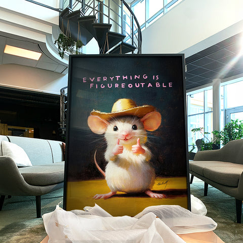 Everything is Figureoutable [Best Seller] – Motivational Funny Animal ...