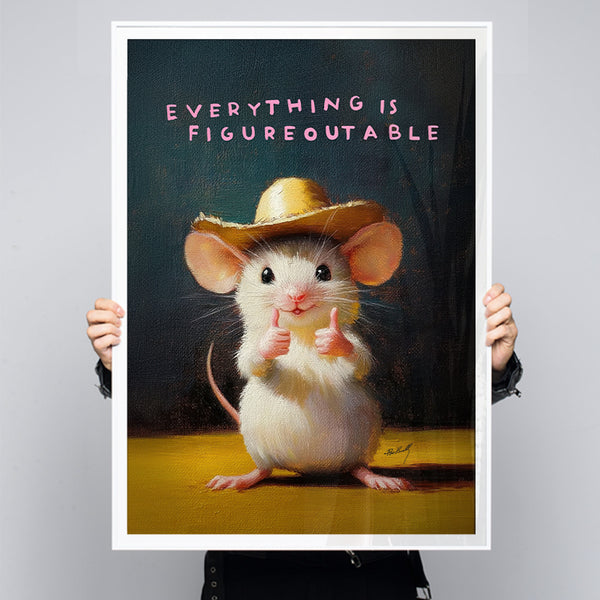 Everything is Figureoutable [Best Seller] – Motivational Funny Animal ...