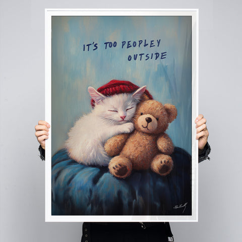 It's Too Peopley Outside [Best Seller] – Motivational Funny Animal ...