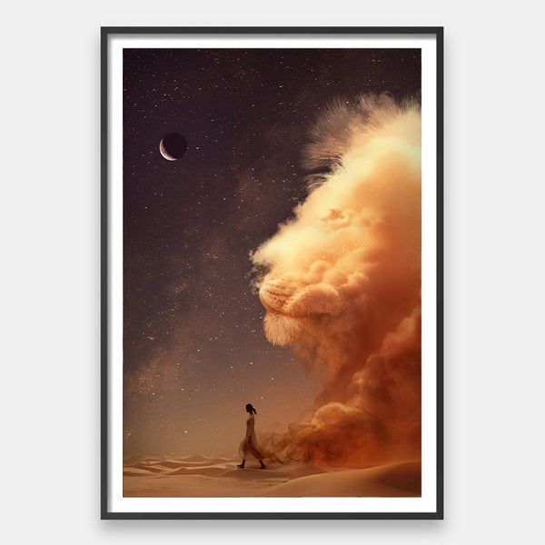 Rising – Surreal Woman Power Art Print | Andy okay