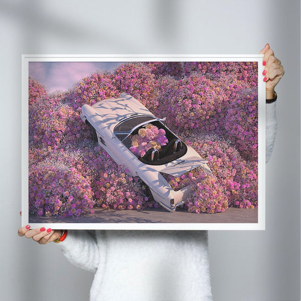 Lost [LIMITED EDITION] – Vintage Porsche Car Gallery Wall Art | Pink ...