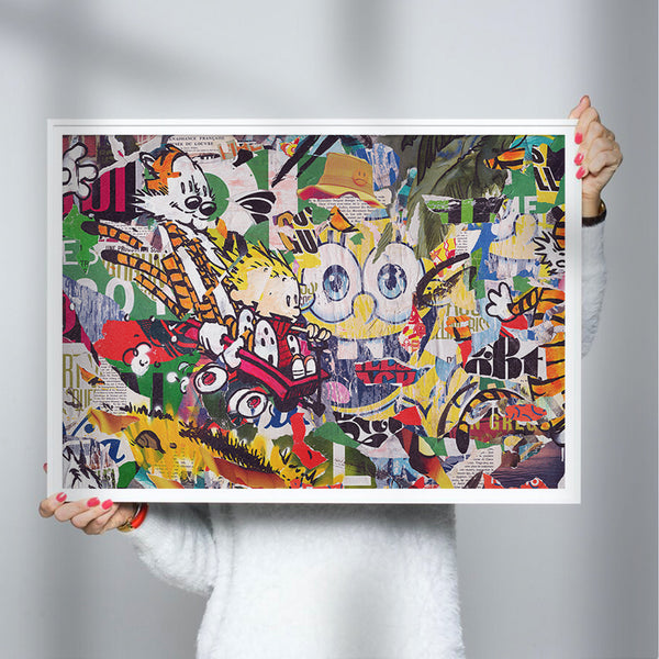 Child At Work [Limited Edition] – Calvin and Hobbs Gallery Wall Art by ...