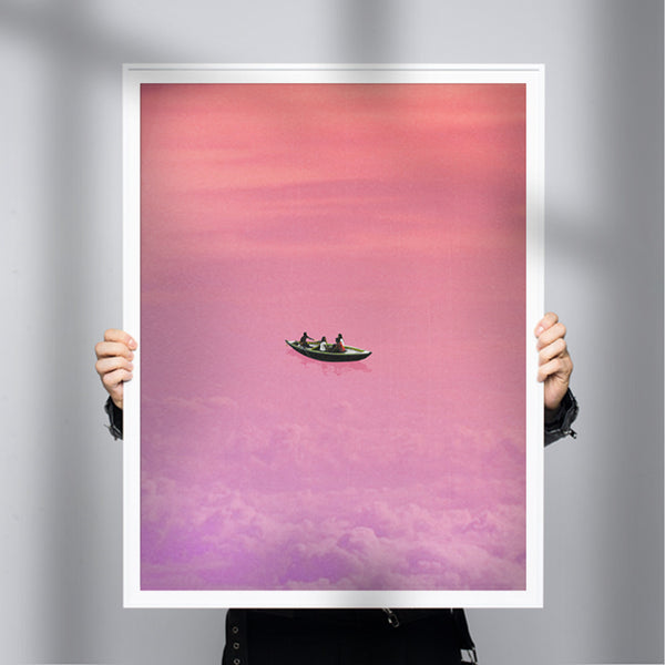 Cloud Nine [Best Seller] – Surreal Nature Gallery Wall Art Decor | Pink ...