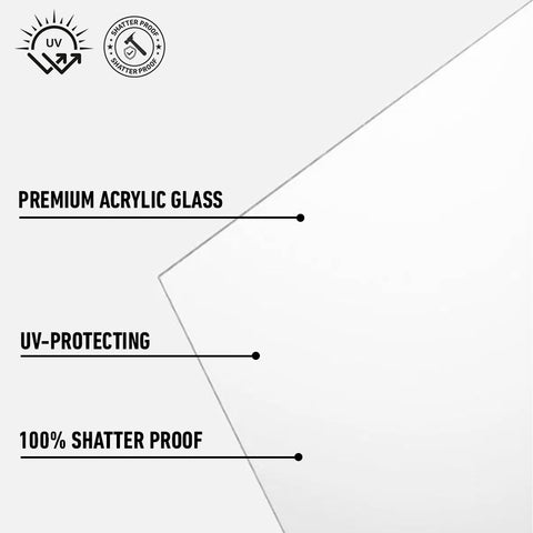 Premium Light Oak Gallery Frame® in Sustainable Pine Wood | Wooden High ...