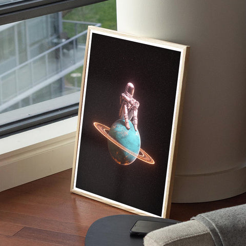 My Planet [Limited Edition] – Surreal Astronaut Wall Art by Liam ...