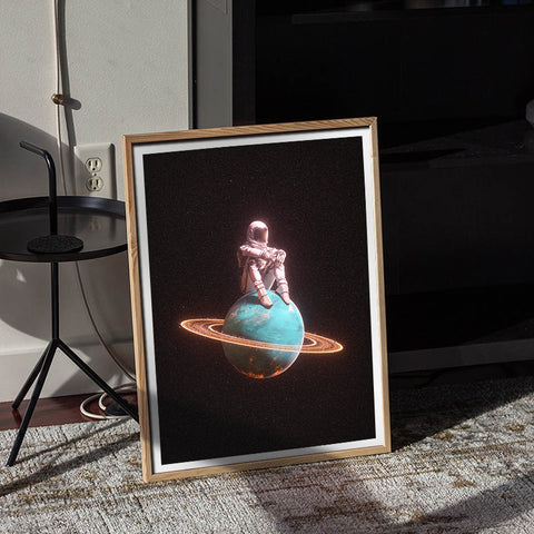 My Planet [Limited Edition] – Surreal Astronaut Wall Art by Liam ...