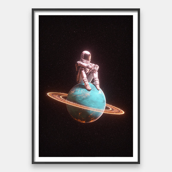 My Planet [Limited Edition] – Surreal Astronaut Wall Art by Liam ...