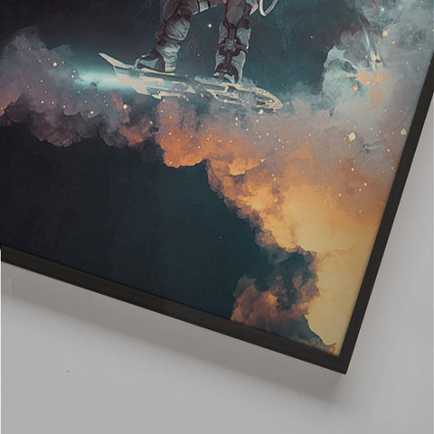 Astro Surfer – Surreal Astronaut Gallery Wall Art by Marischa Becker ...