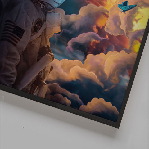 The Social Butterfly [Best Seller] – Surreal Astronaut Gallery Wall Art ...