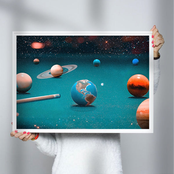 Planet Pool [Limited Edition] – Surreal Space Wall Art by Ismail Shaikh ...