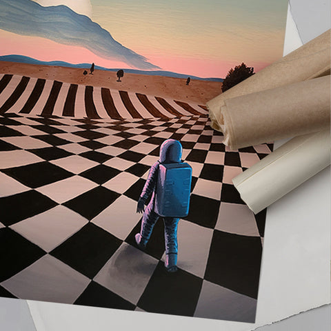 Recurring Dream – [Best Seller] Surreal Astronaut Gallery Wall Art by ...