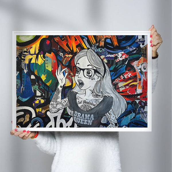 Drama Queen – [Best Seller] Alice in Wonderland Pop Art Gallery Wall ...