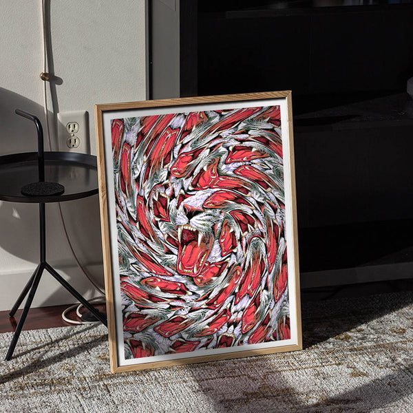 ROAR – [Best Seller] Tiger Gallery Wall Art by Voja, Trippy and ...